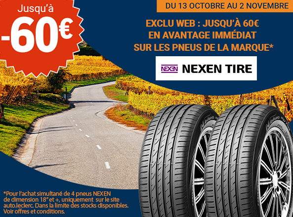 Offre exclu web Nexen